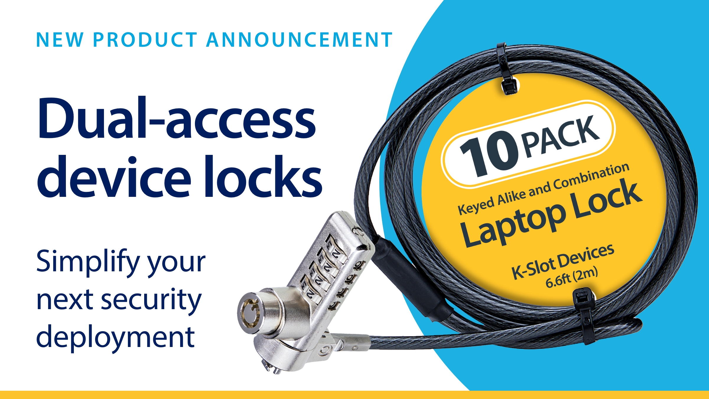 Simplify your next security deployment with dual-access locks.