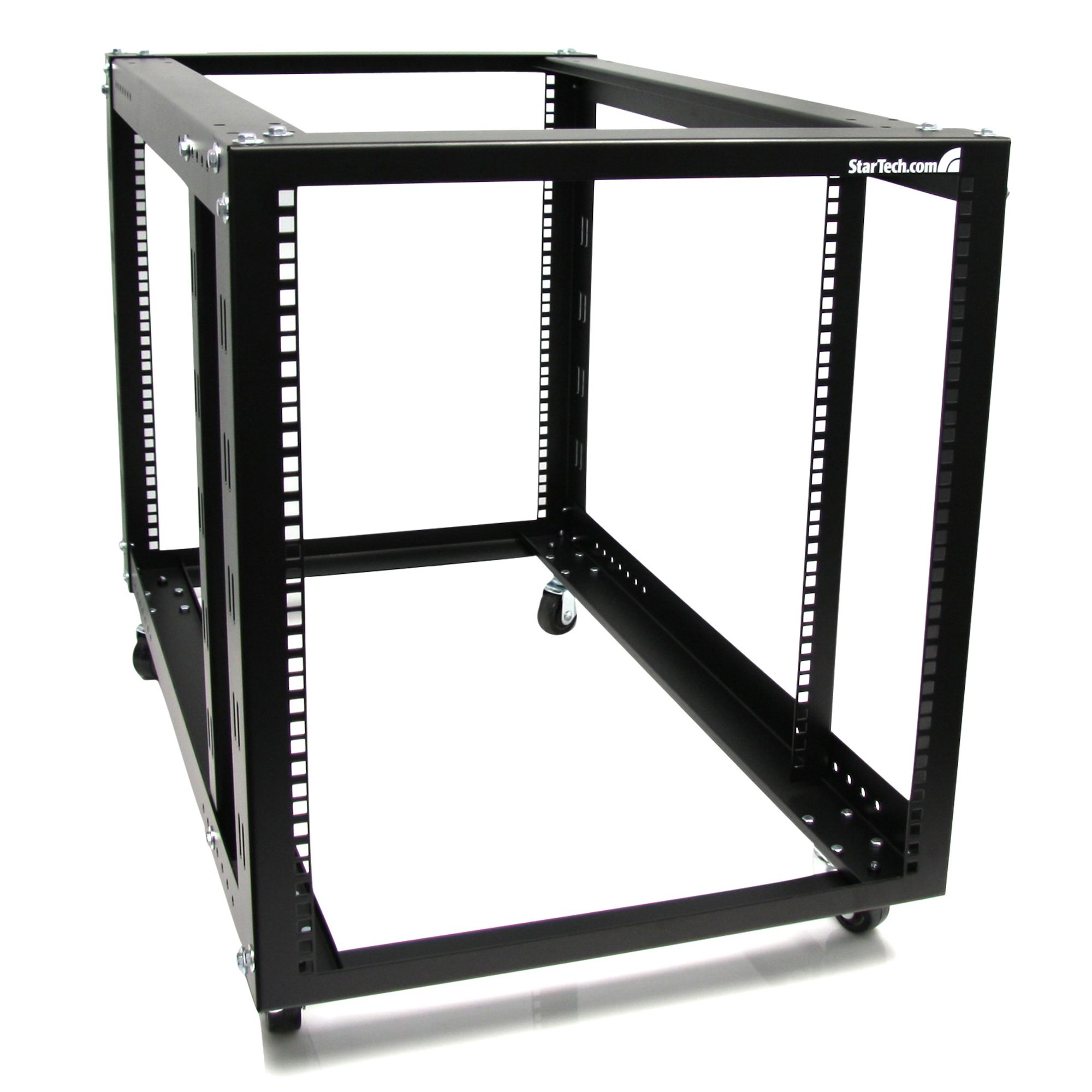 12U 4 Post Open Rack w/ Adjustable Posts - Server-Racks