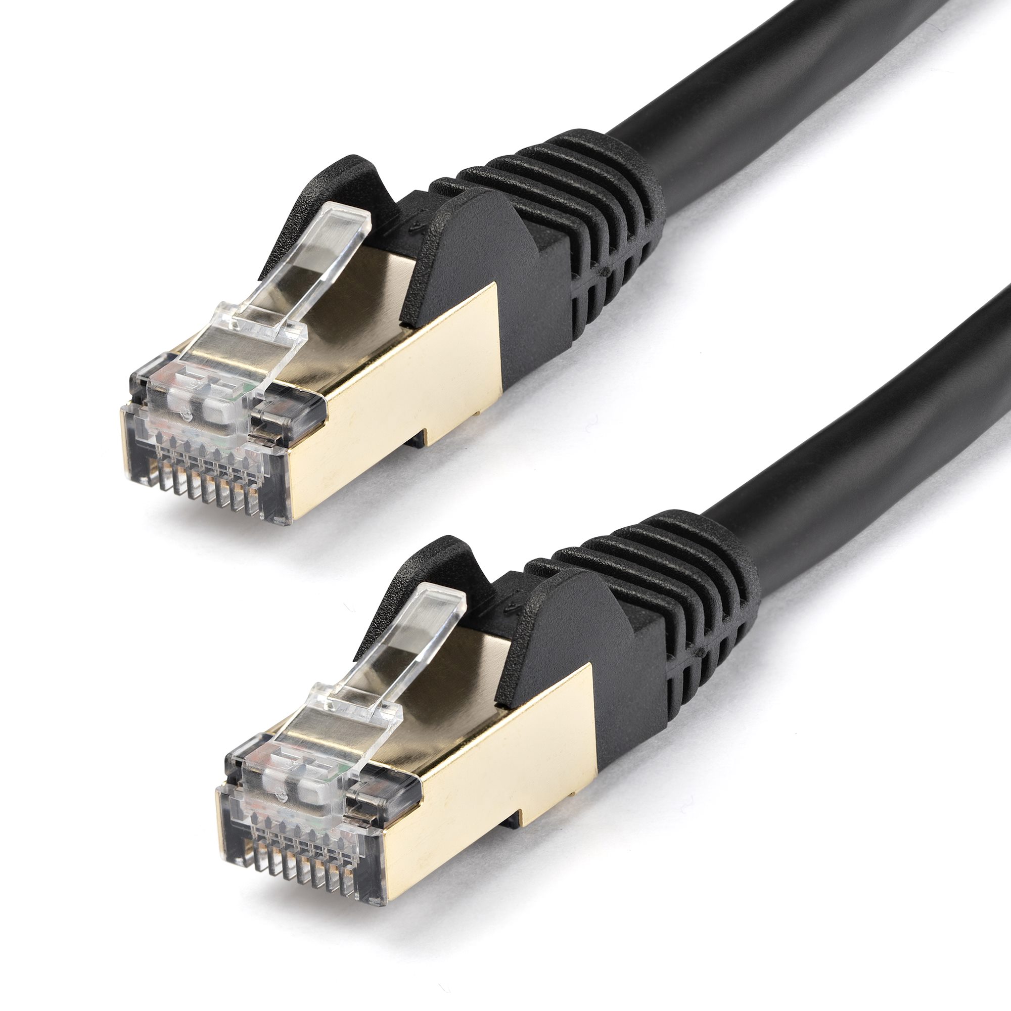 Câble RJ45 Cat6 de 10 m - STP - Noir (6ASPAT10MBK) - Câbles Cat 6a | France
