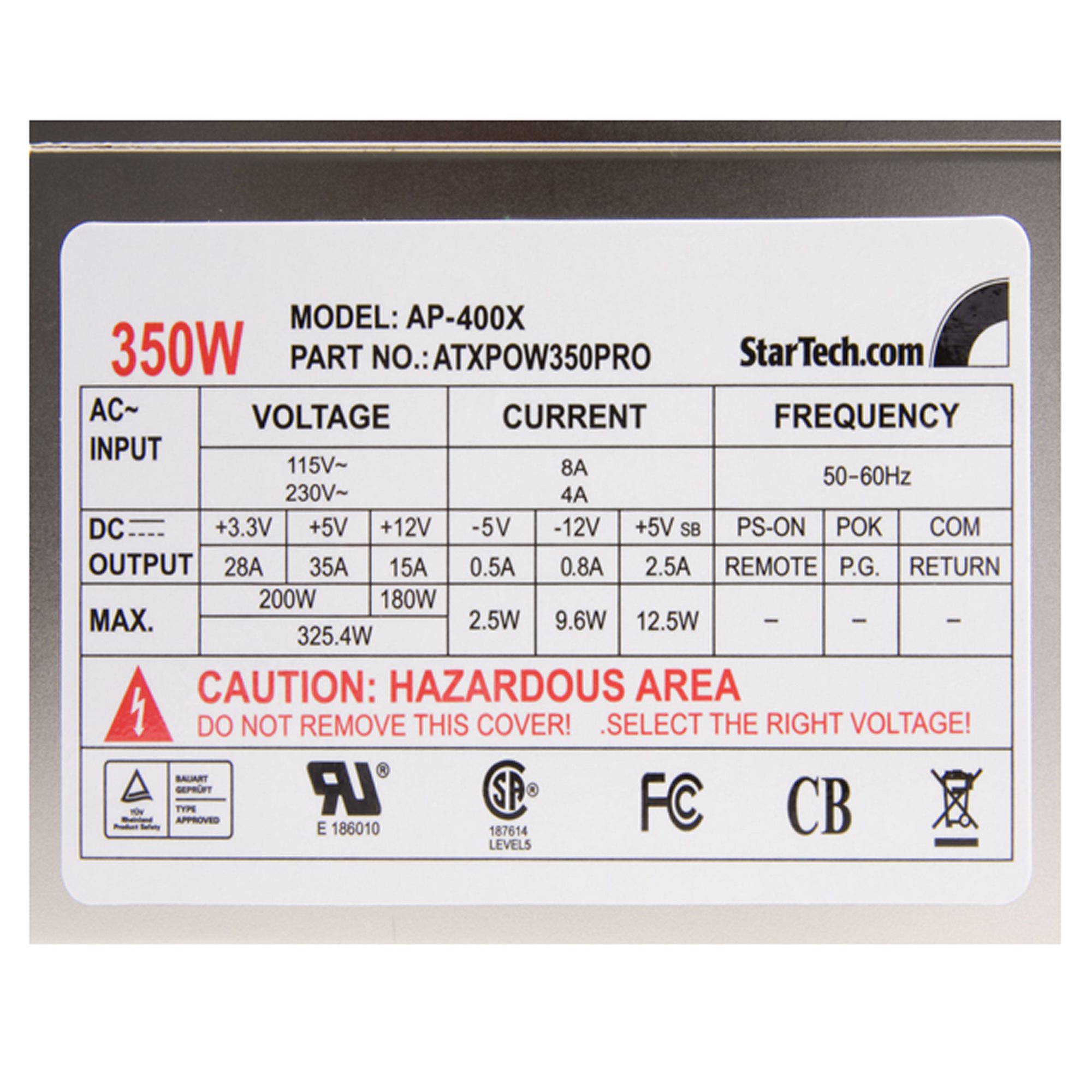 350 Watt ATX Computer PC Power Supply - ATX Power Supplies