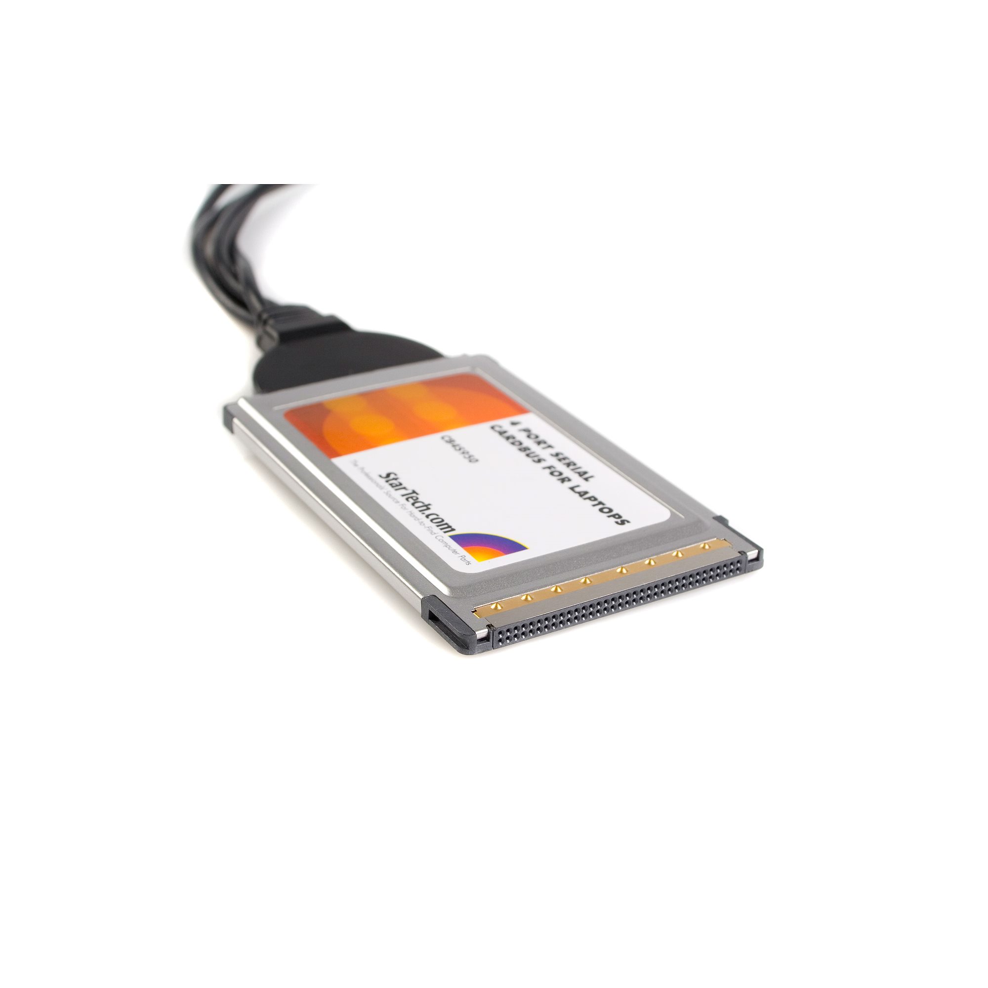 4 Port CardBus Serial PC Adapter Card - Serial Cards & Adapters