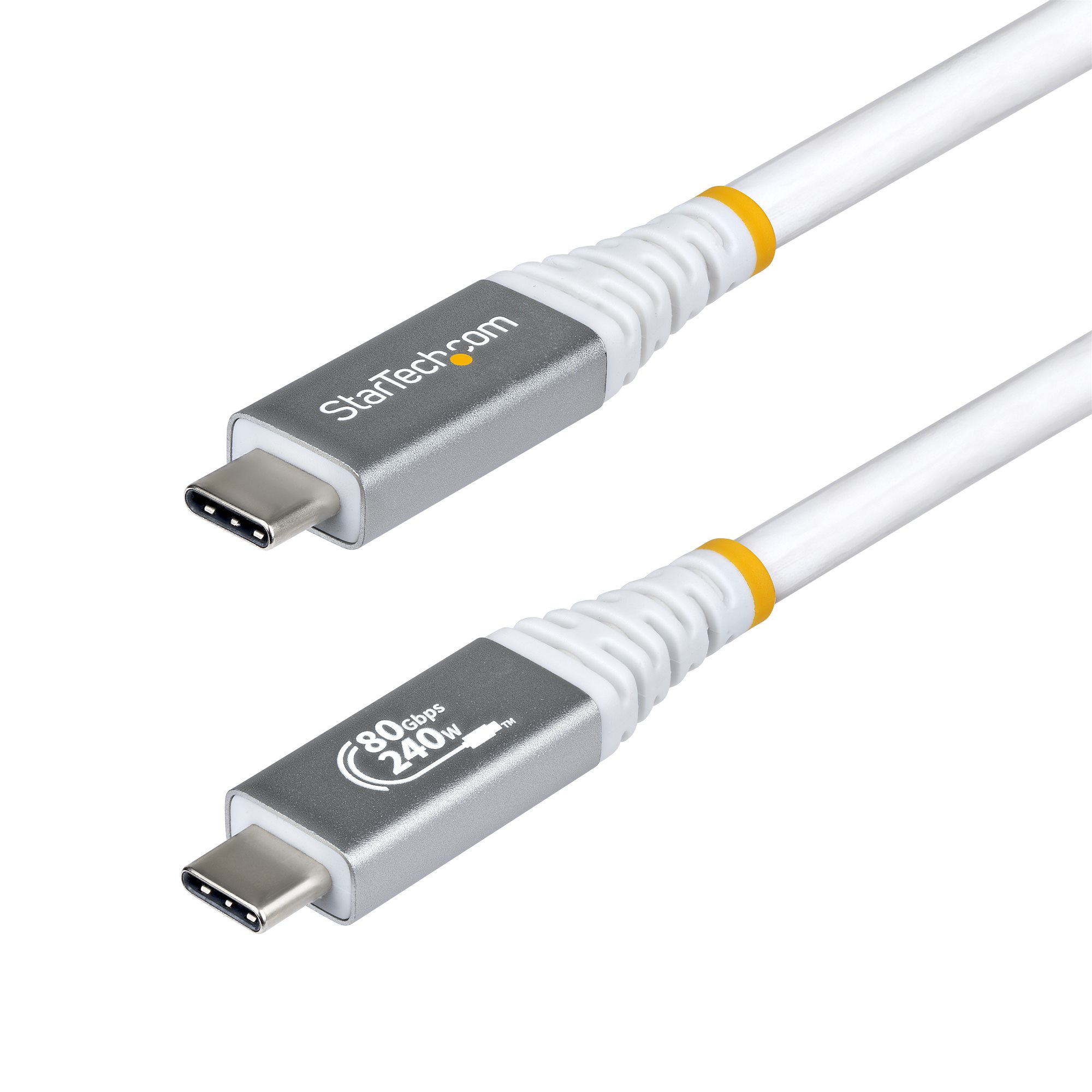 5ft (1.5m) USB4 Cable, 80Gbps, USB-IF Certified USB-C Cable, 240W PD ...