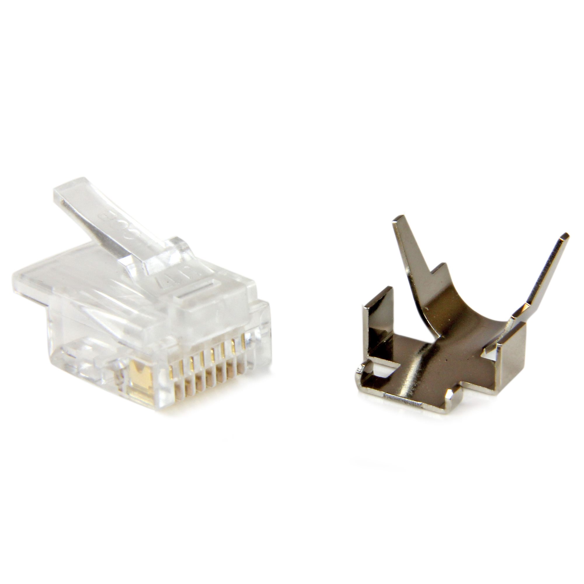 Shielded Cat 6 Stranded Modular Plug - Network Cable Adapters