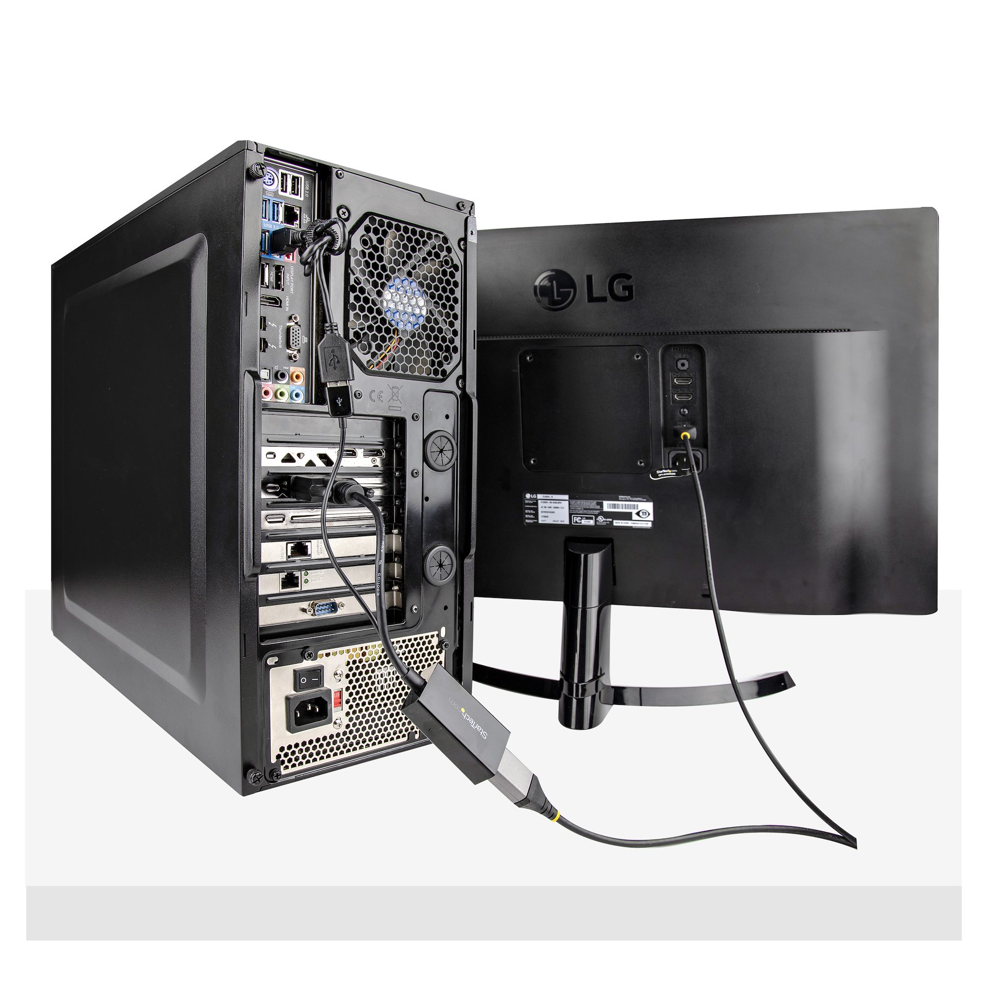 DVI to DisplayPort Adapter - USB Power - Video Converters | Singapore