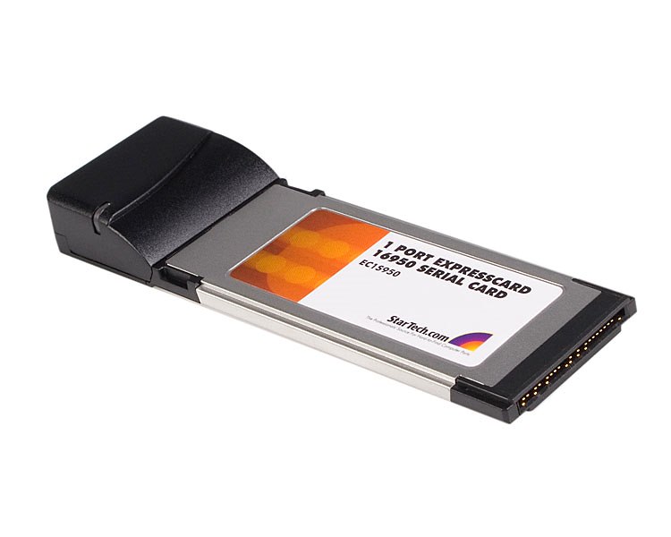 1 Port ExpressCard Serial Adapter Card - Serial Cards & Adapters