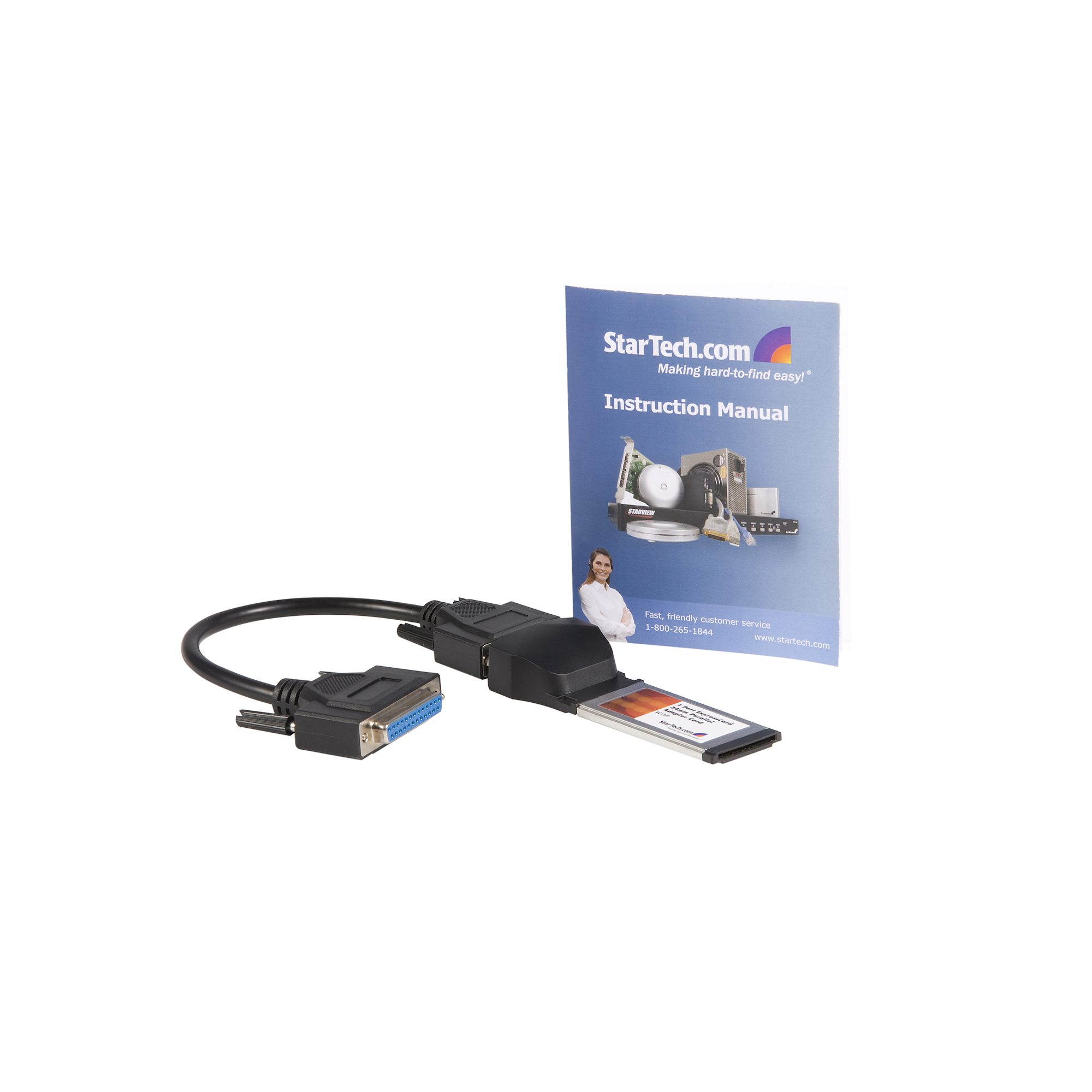 1 Port ExpressCard Parallel Adapter Card - Parallel Cards & Adapters ...