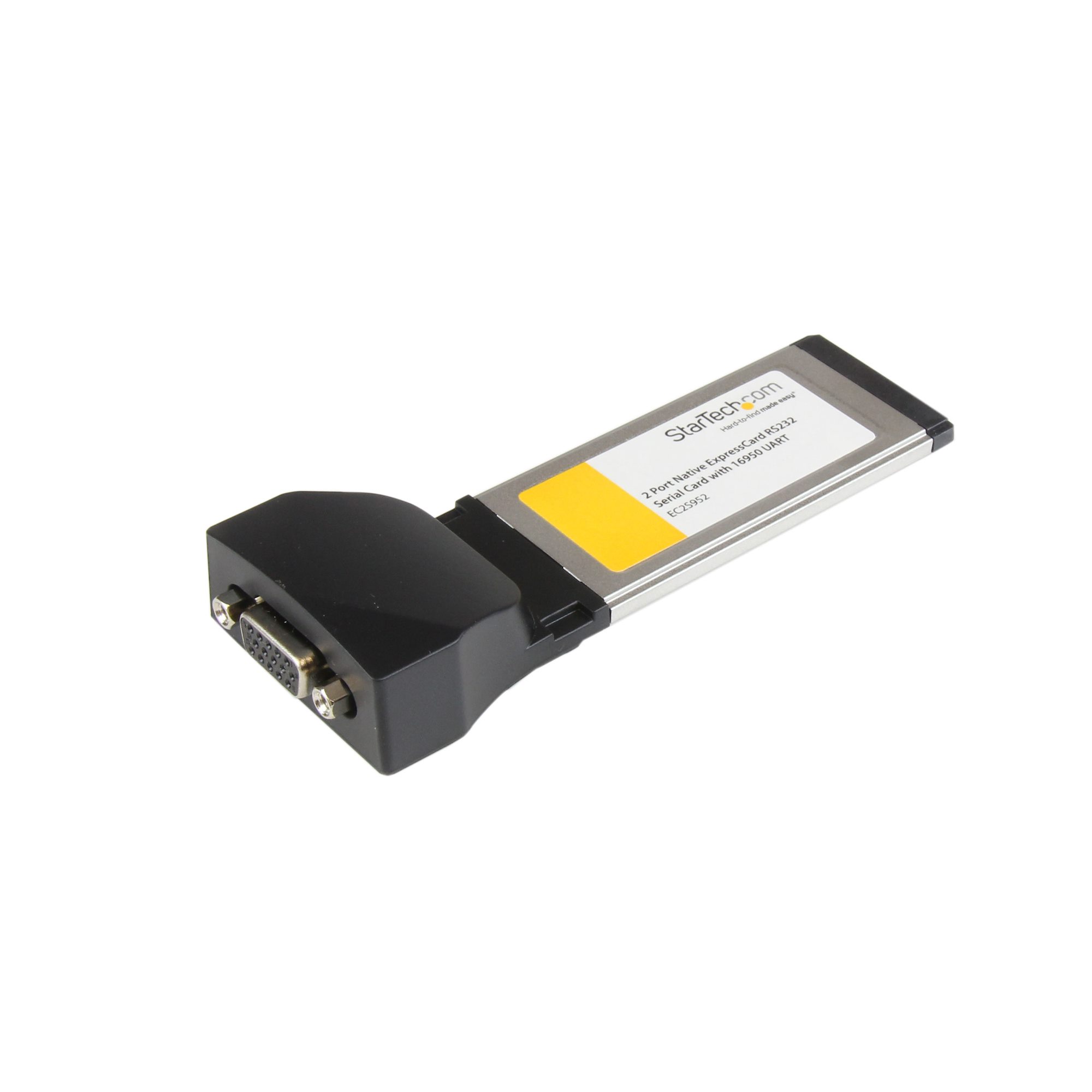 2 Port ExpressCard Serial Adapter Card - Seriella kort & adaptrar | Sverige