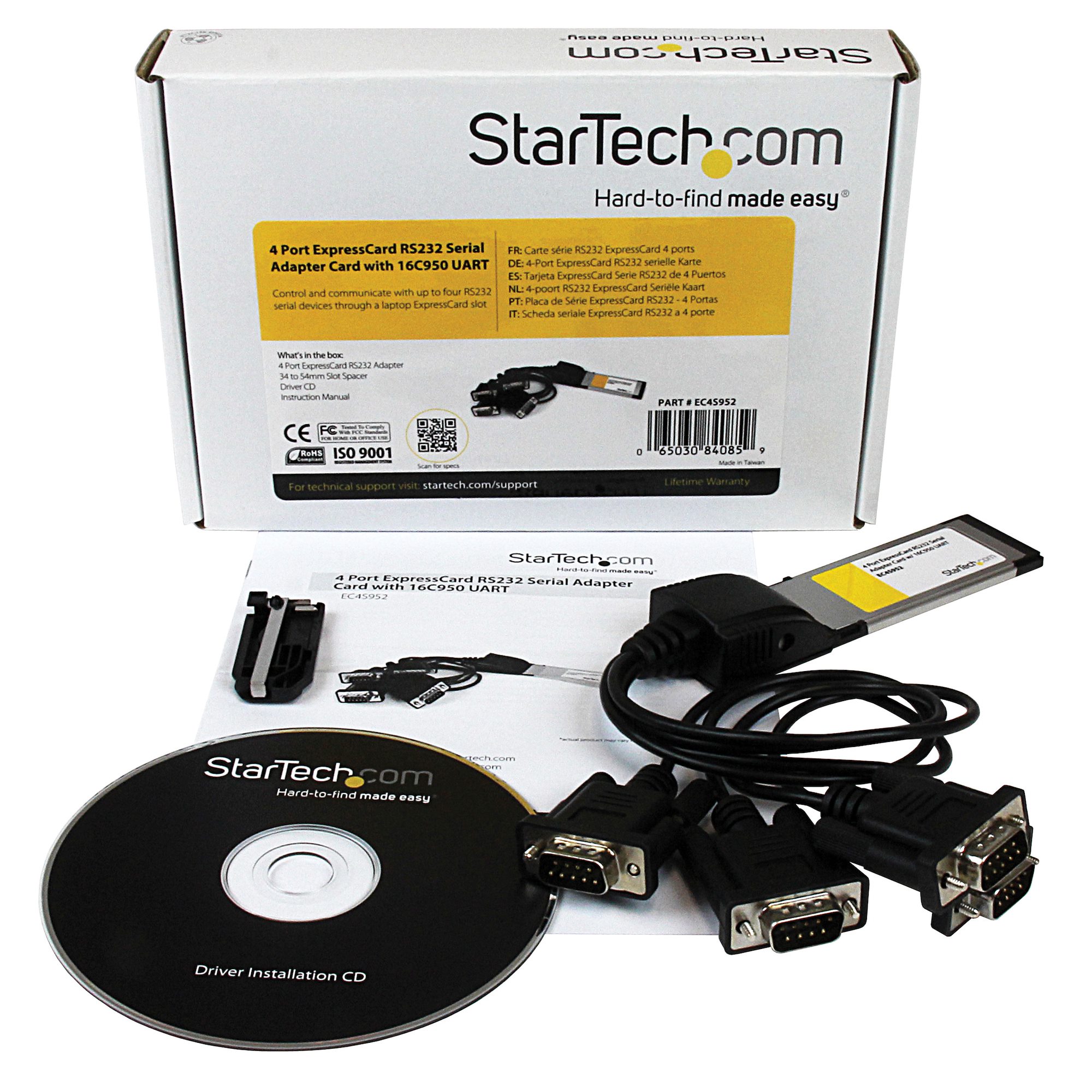 4 Port ExpressCard Serial Adapter Card - Serial Cards & Adapters | Finland