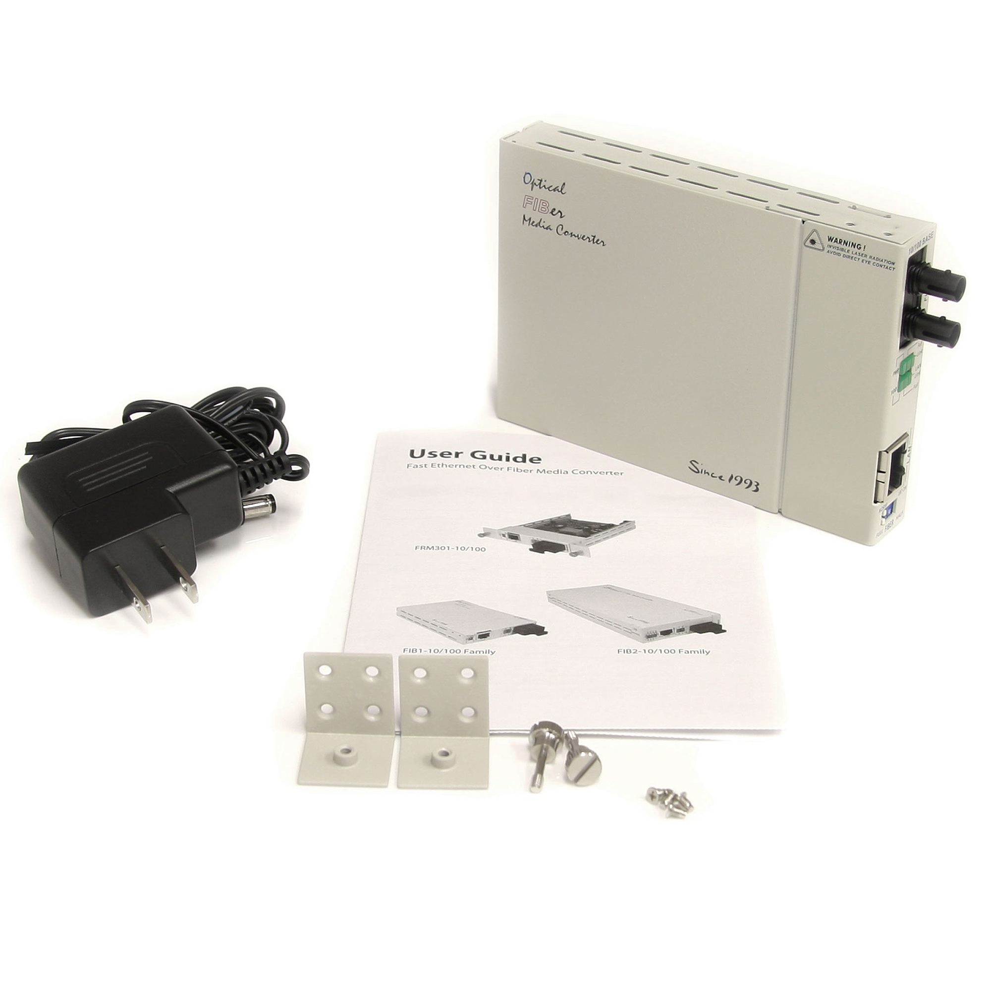 Ethernet to ST MM Fiber Media Converter - Fiber Media Converters