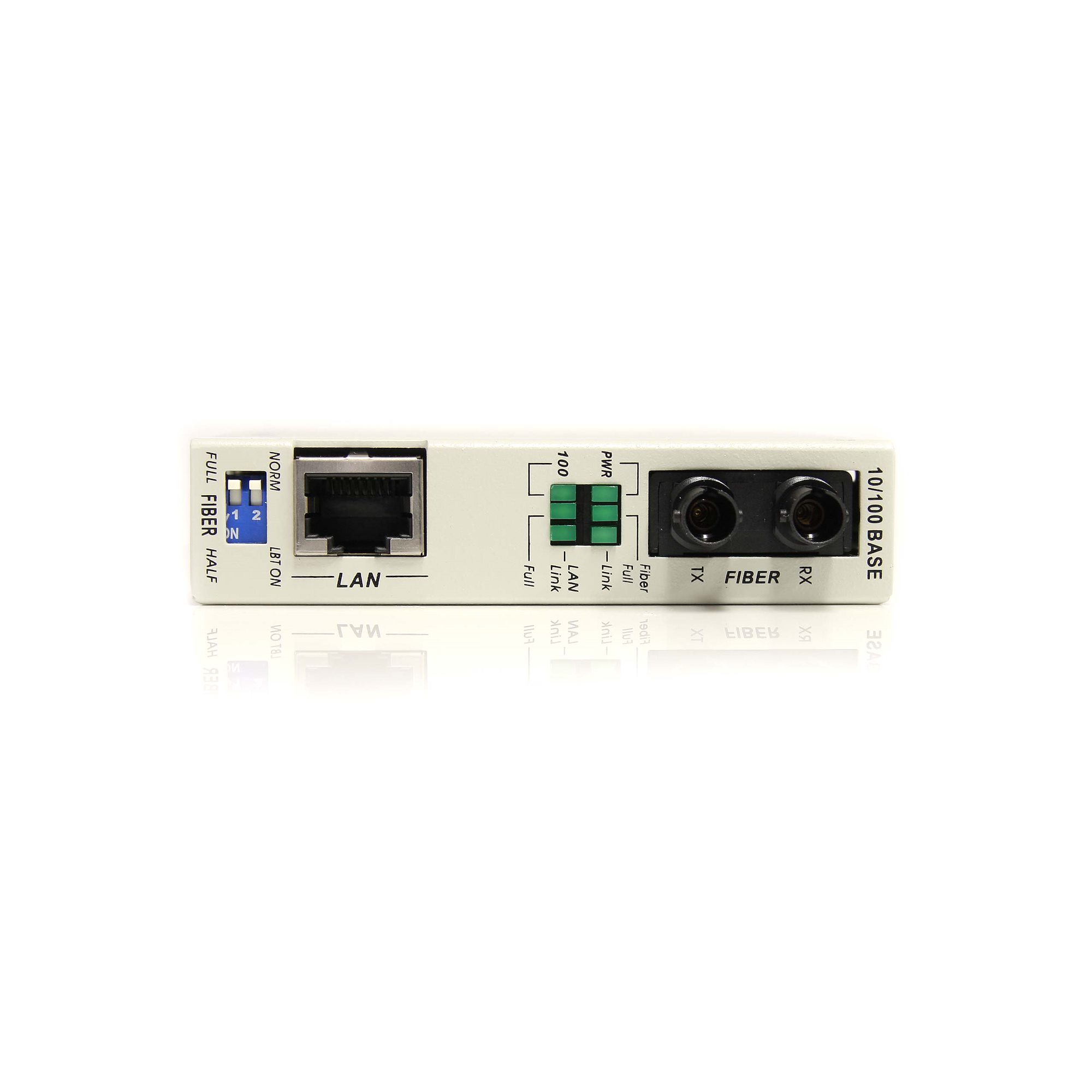 Ethernet to ST MM Fiber Media Converter - Fiber Media Converters ...