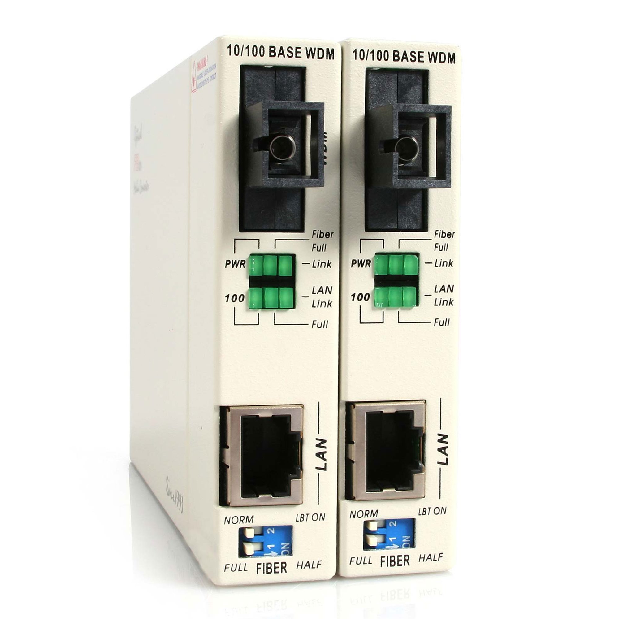 10/100 WDM Fiber Media Converter Kit SC - Fiber Media Converters