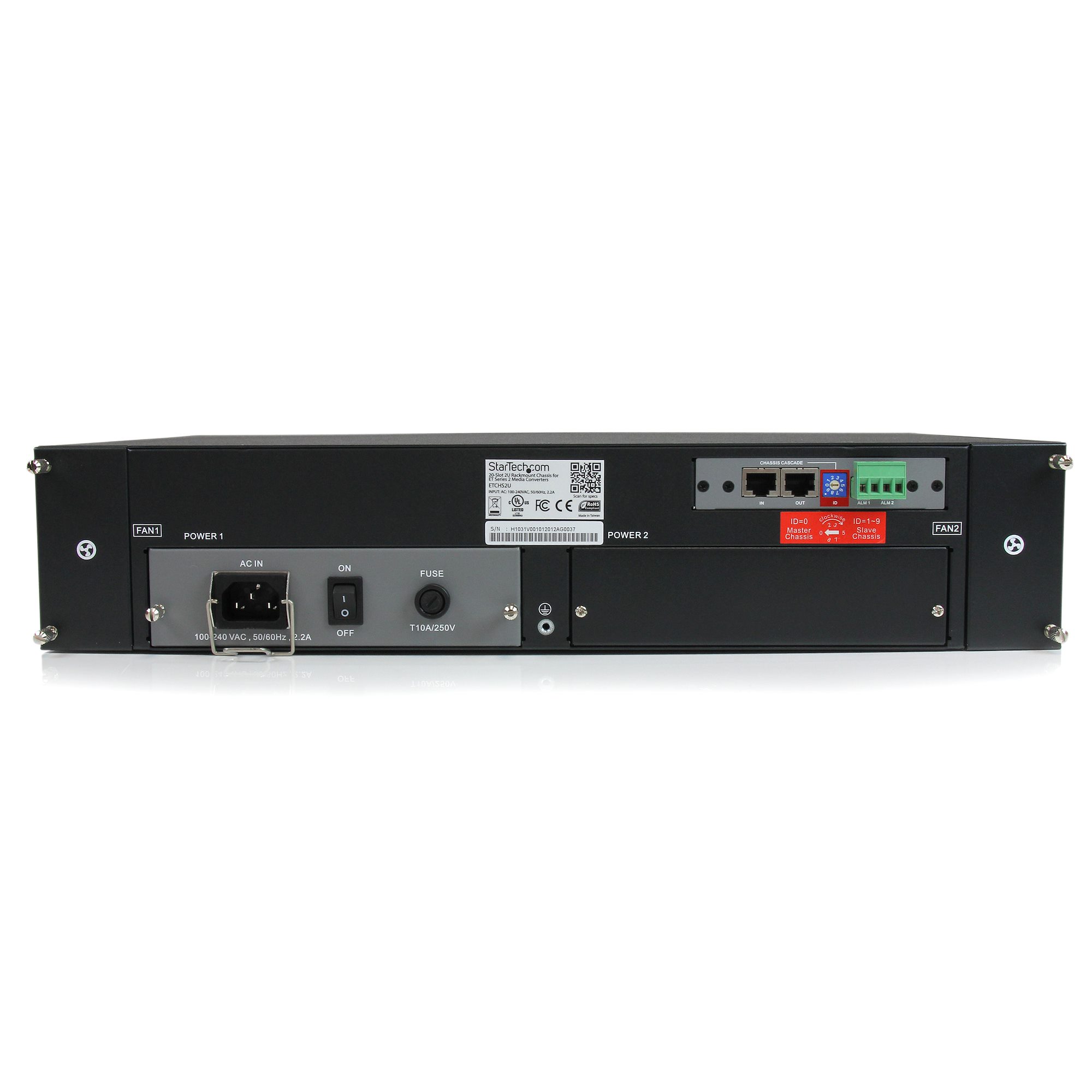 Media Converter Chassis for ET Series 2 - Fiber Media Converters