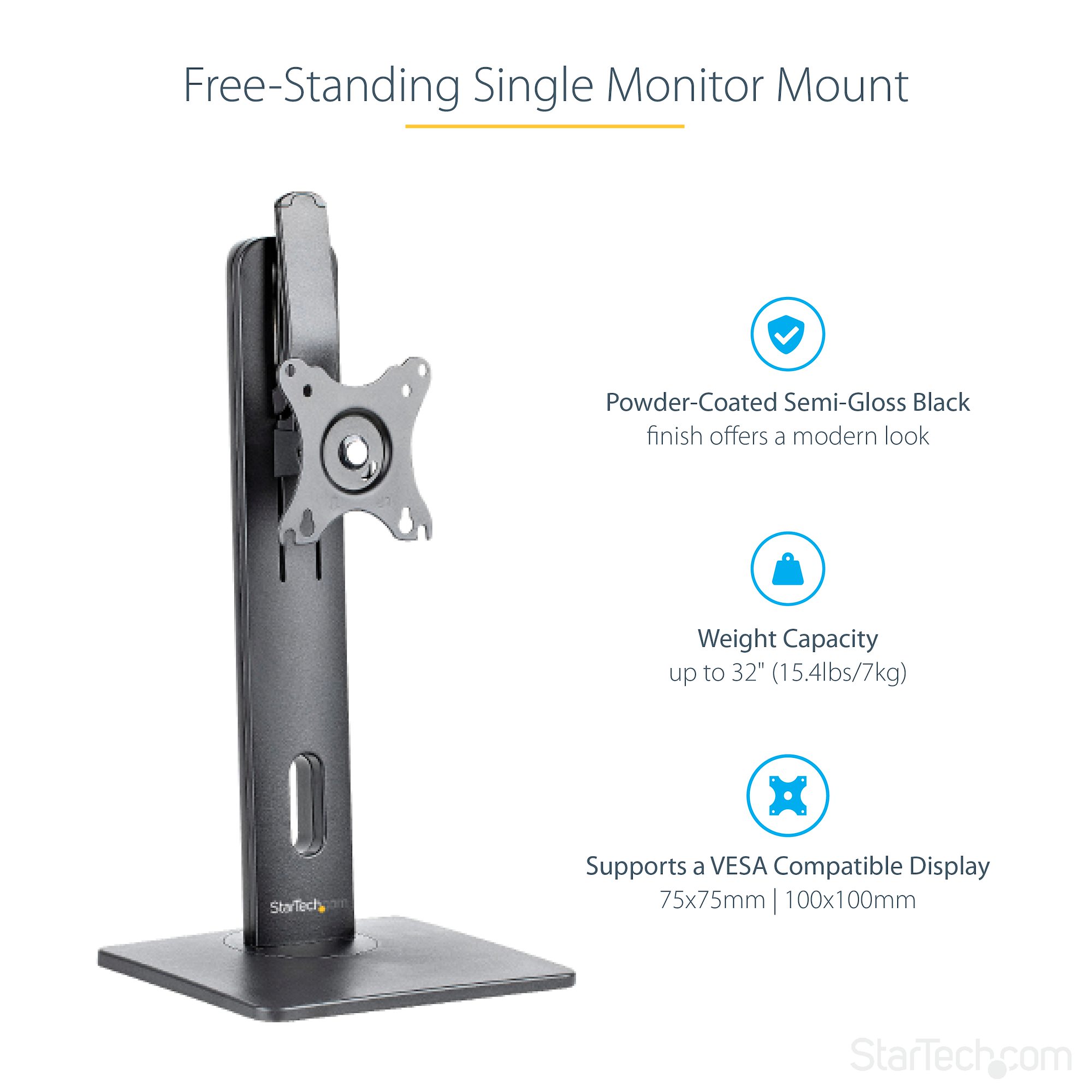 Free Standing Single Monitor Mount/Stand - Monitor Mounts | Europe