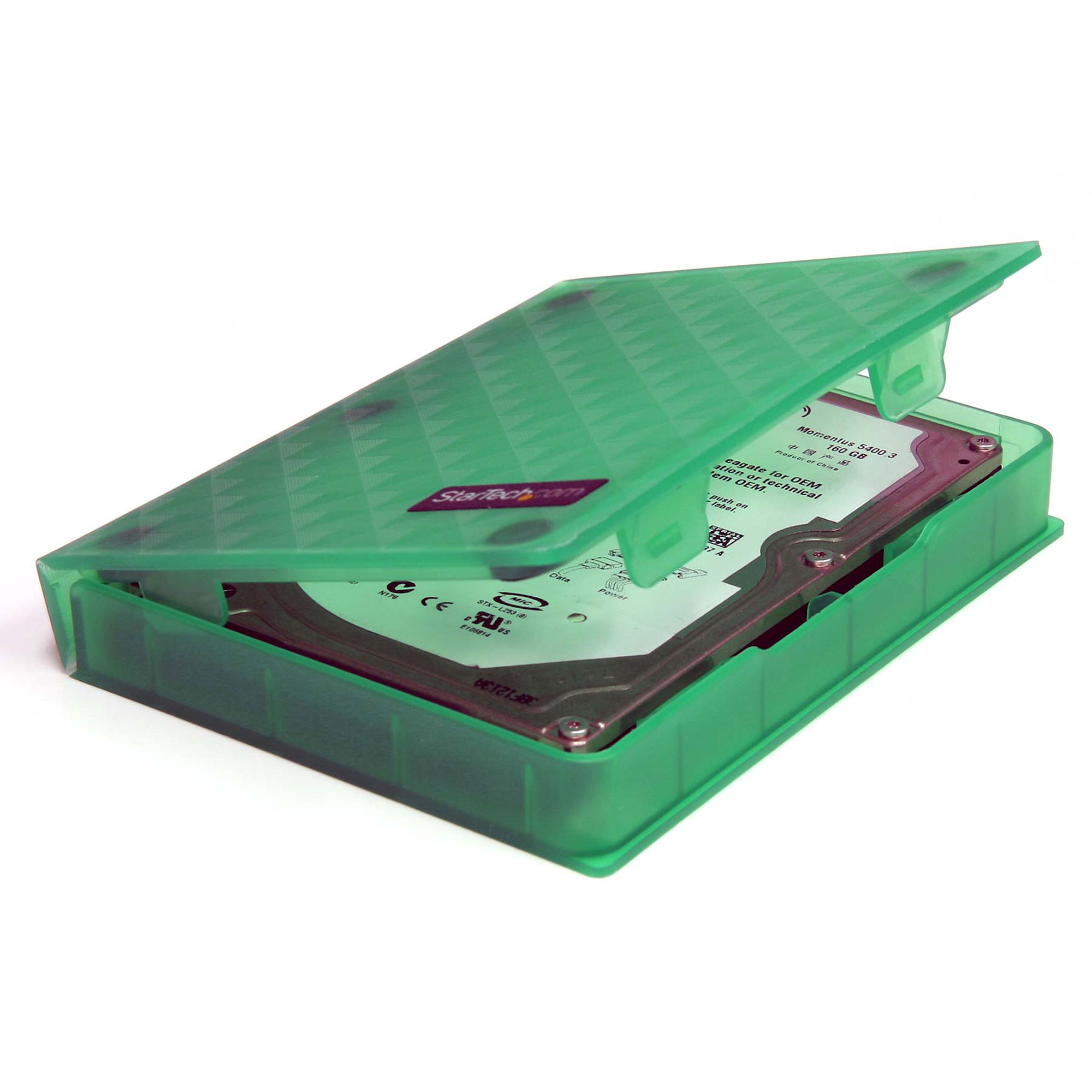 3x2.5 Anti-Static HDD Protector Case GN - Drive Mounting Brackets ...