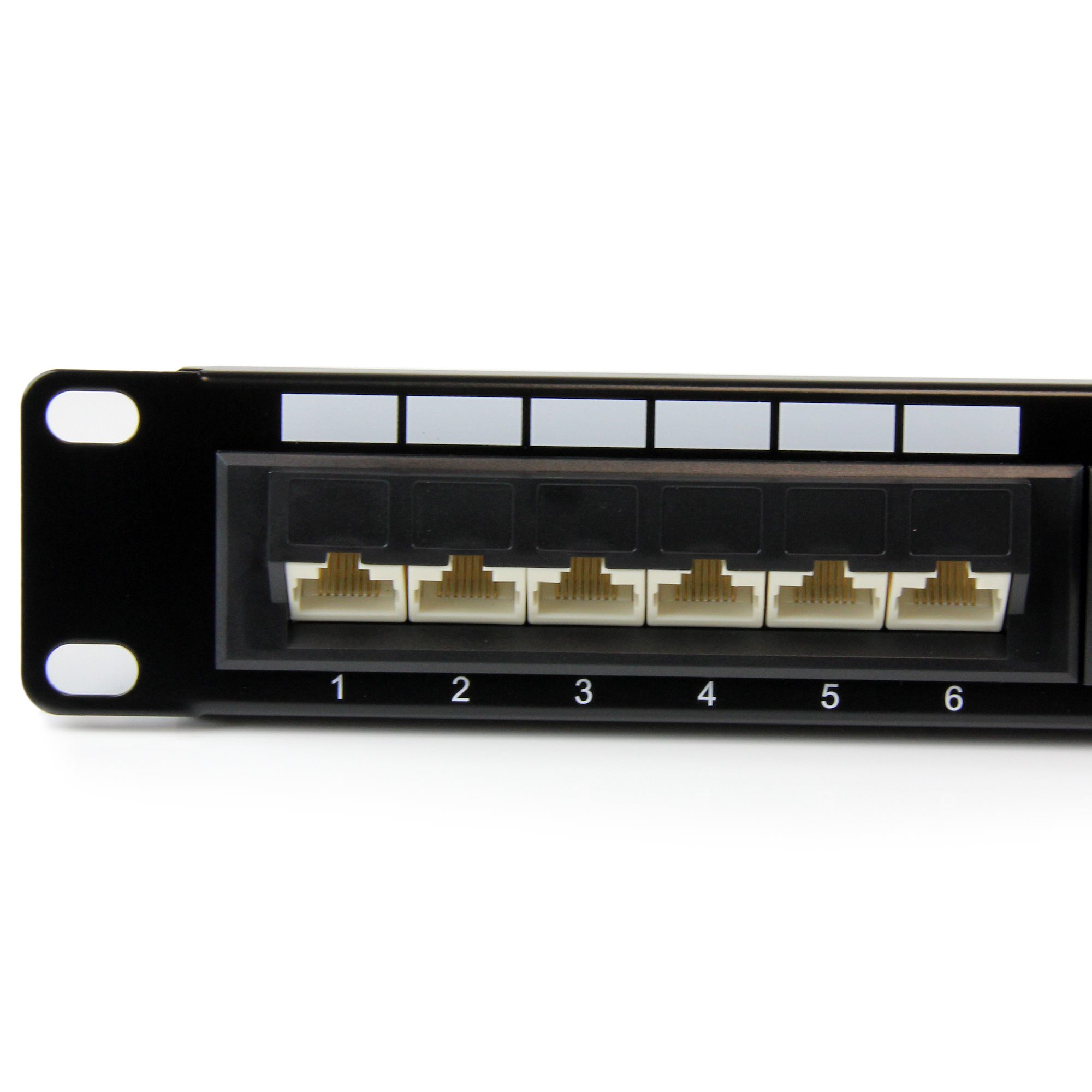 Panel de Parcheo 1U 24 Puertos Cat5e 110 - Paneles de Conexión y Placas ...