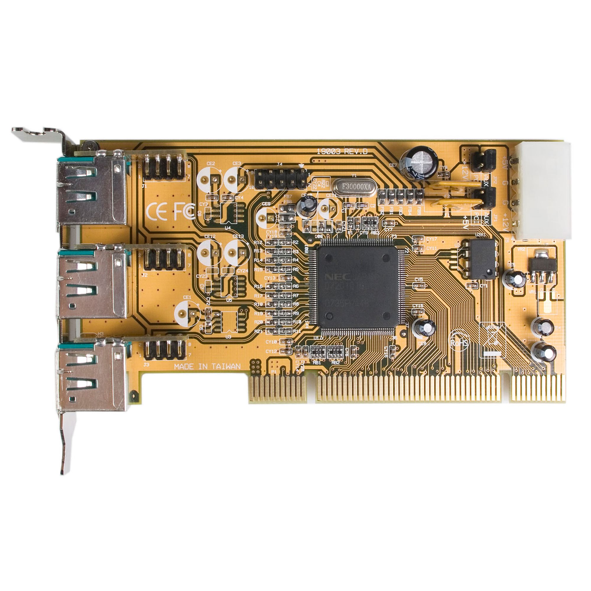 3 Port LP PCI PoweredUSB Adapter Card - Powered USB Cards & Adapters