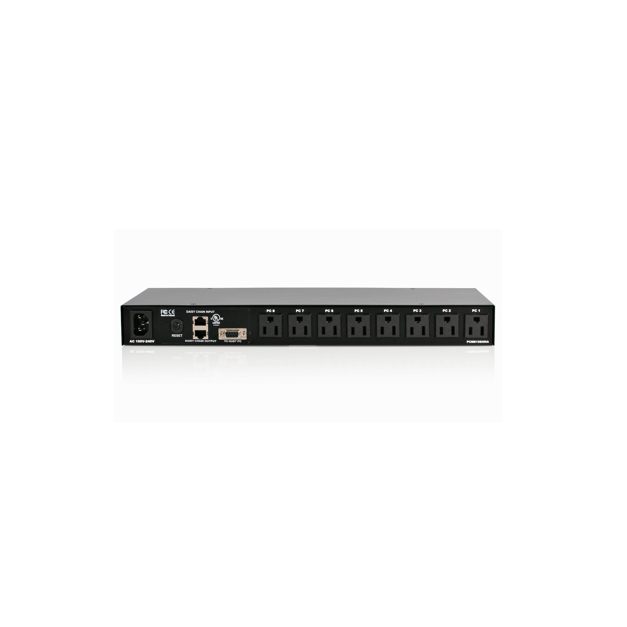 Power Switch 8 Outlet Serial Control PDU - Rack PDUs | Server Rack ...