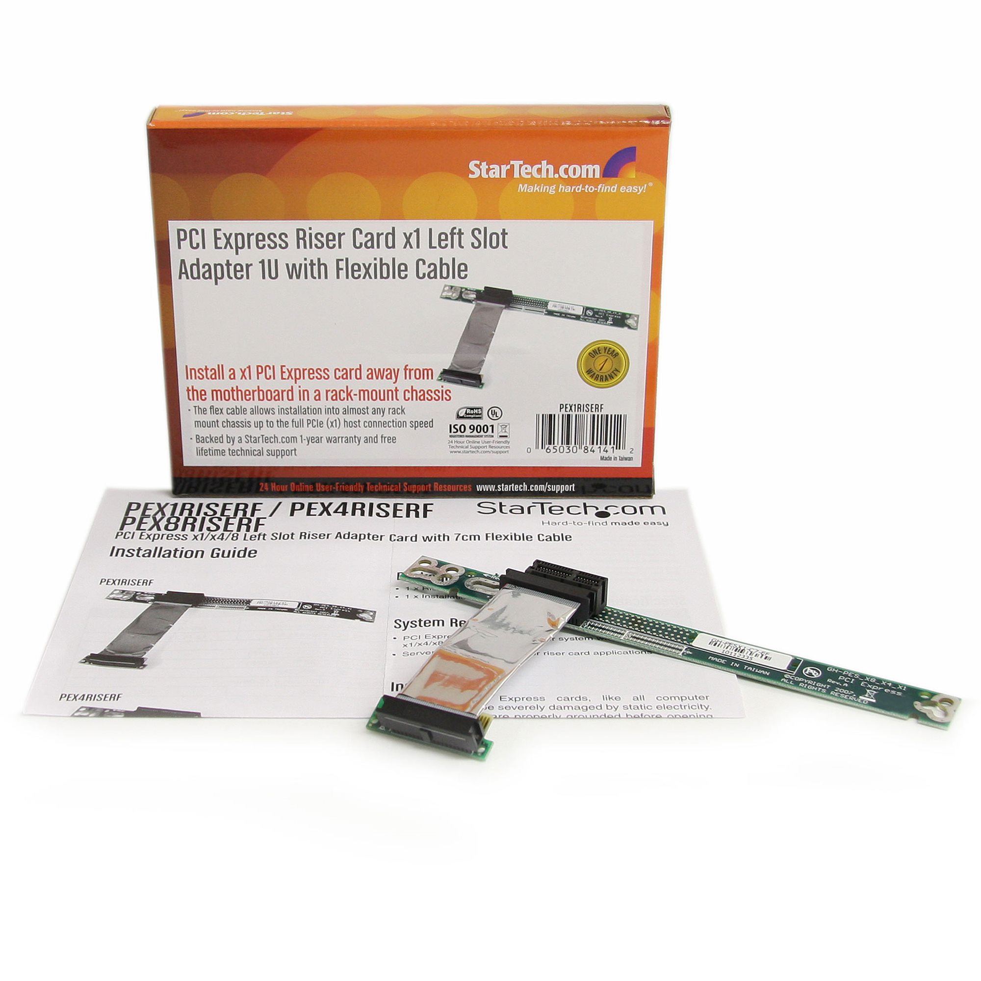 PCIe Riser Card x1 Left Slot Adapter - Slot Conversion & Slot Extension ...