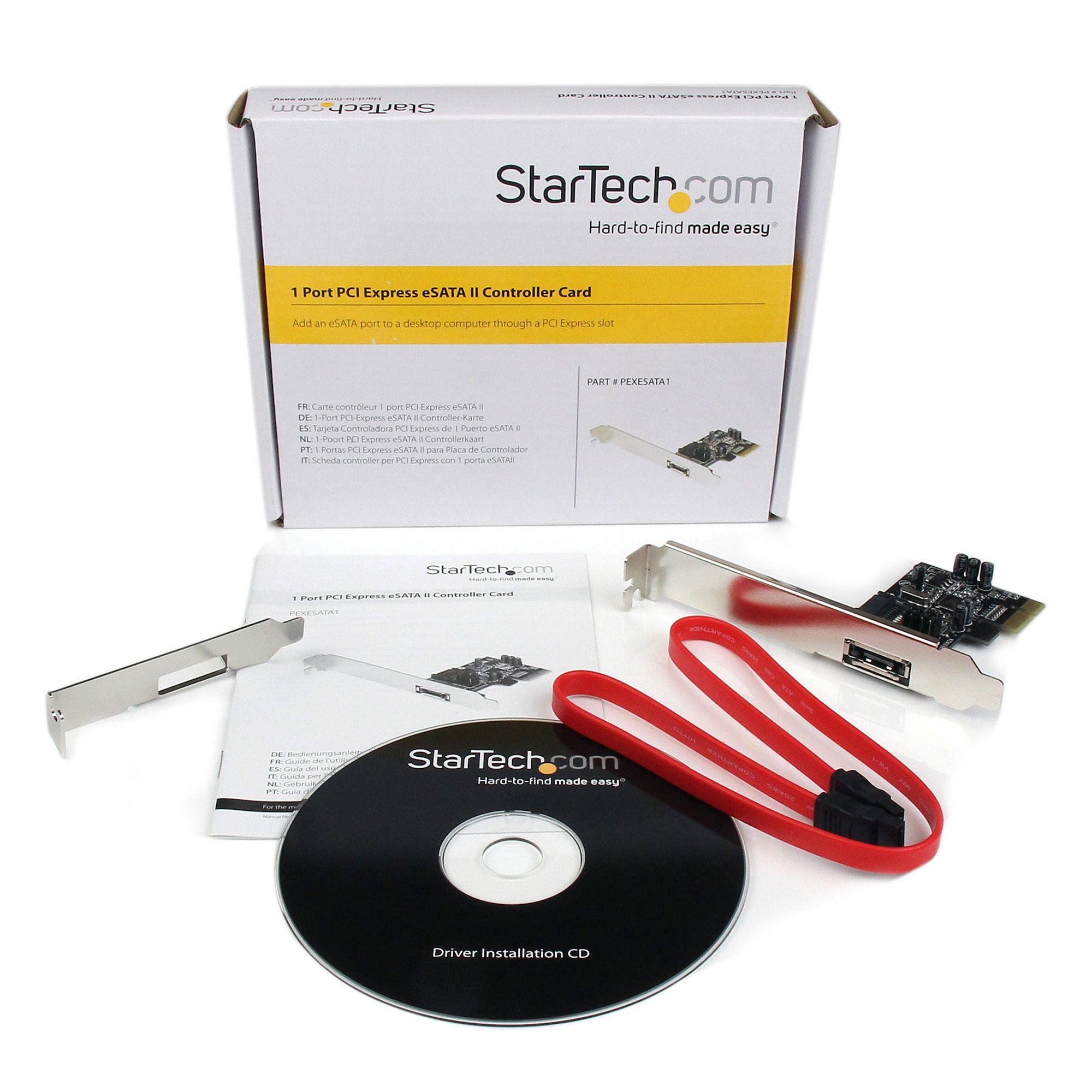 1 Port PCI Express eSATA Controller Card - SATA Controller Cards | Sweden