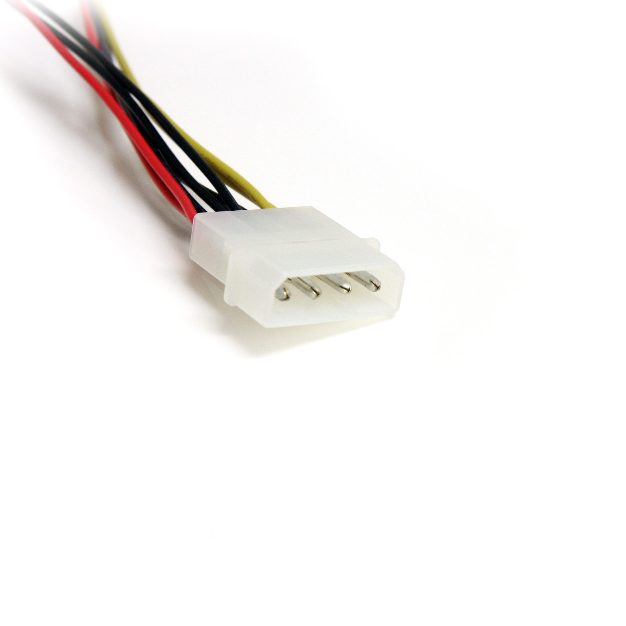 LP4 to 2x SP4 Power Y Splitter Cable M/F - Computer Power Cables - Internal