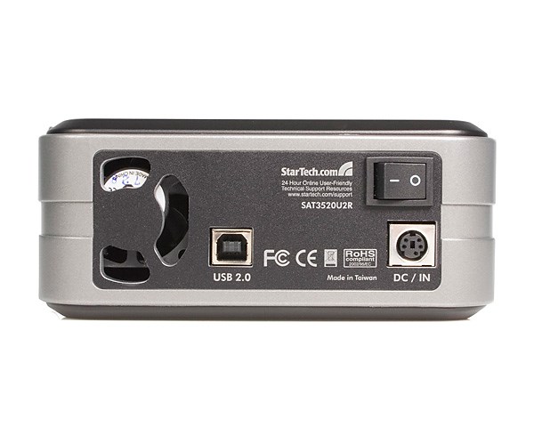 3.5 USB Dual SATA Hard Drive Enclosure - External Drive Enclosures