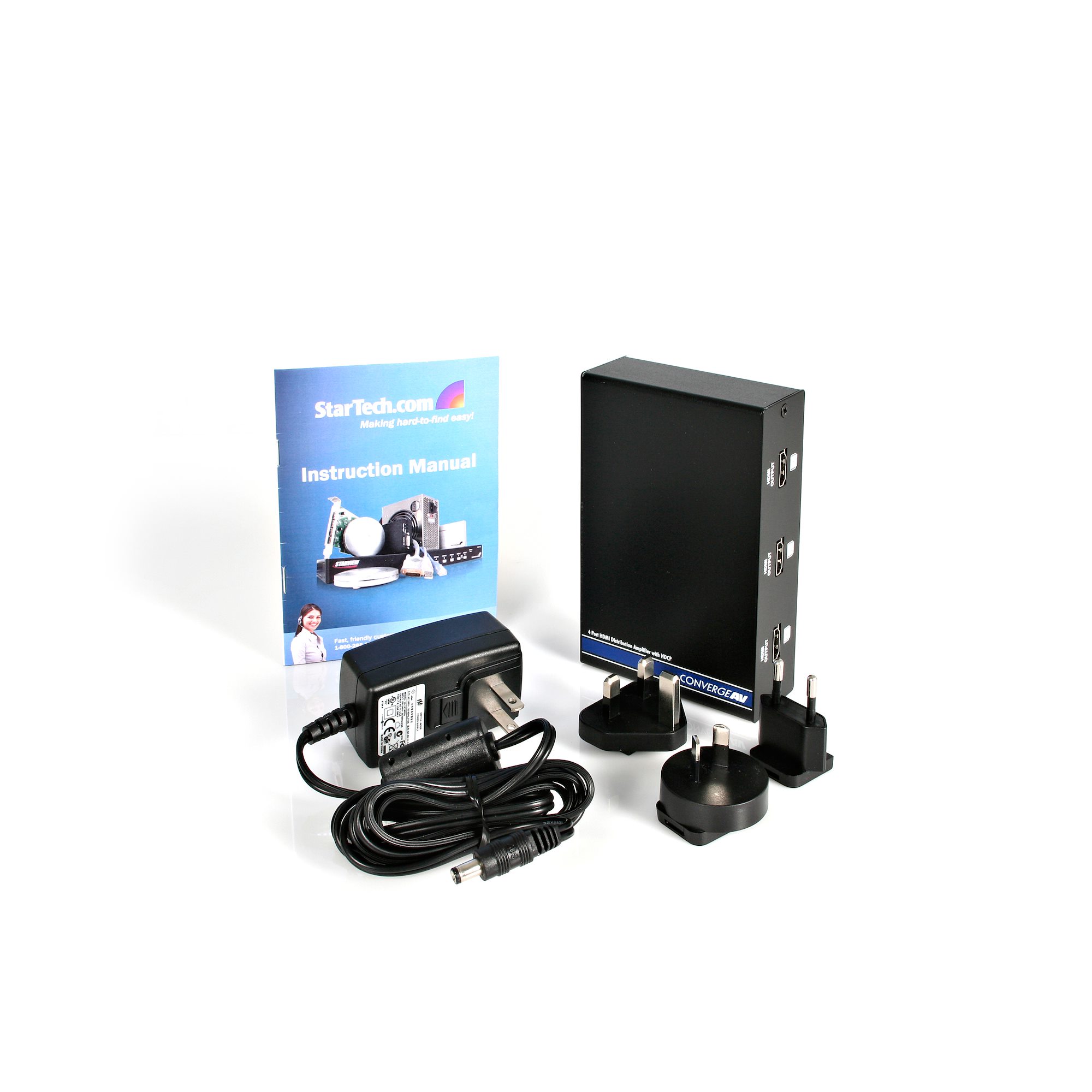 4 Port HDMI Audio / Video Splitter - HDMI® Splitters