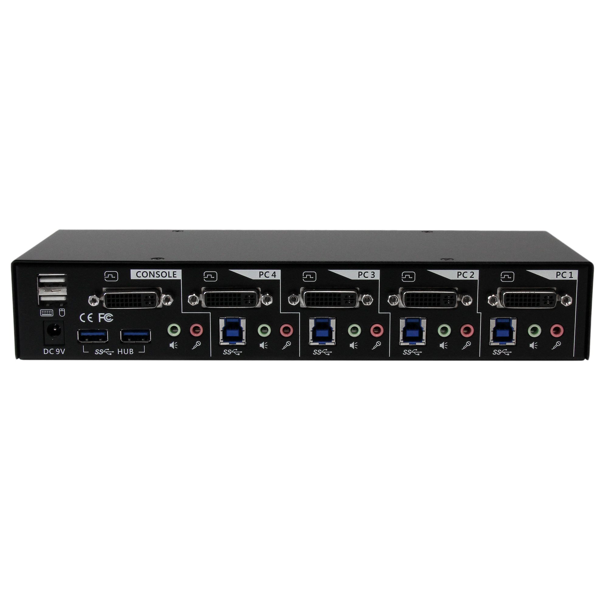 4 Port USB 3.0 Dual Link DVI KVM Switch - KVM Switches | Europe