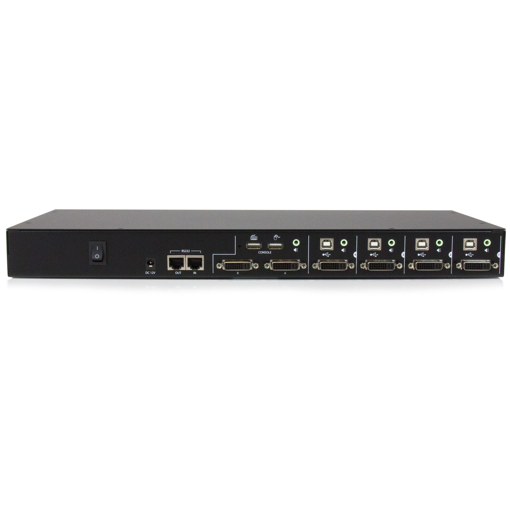 4 Port DVI Quad-View KVM Switch - KVM Switches