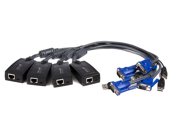 4 Pack USB Cat5 Dongle for IP KVM Switch - KVM Cables | Canada