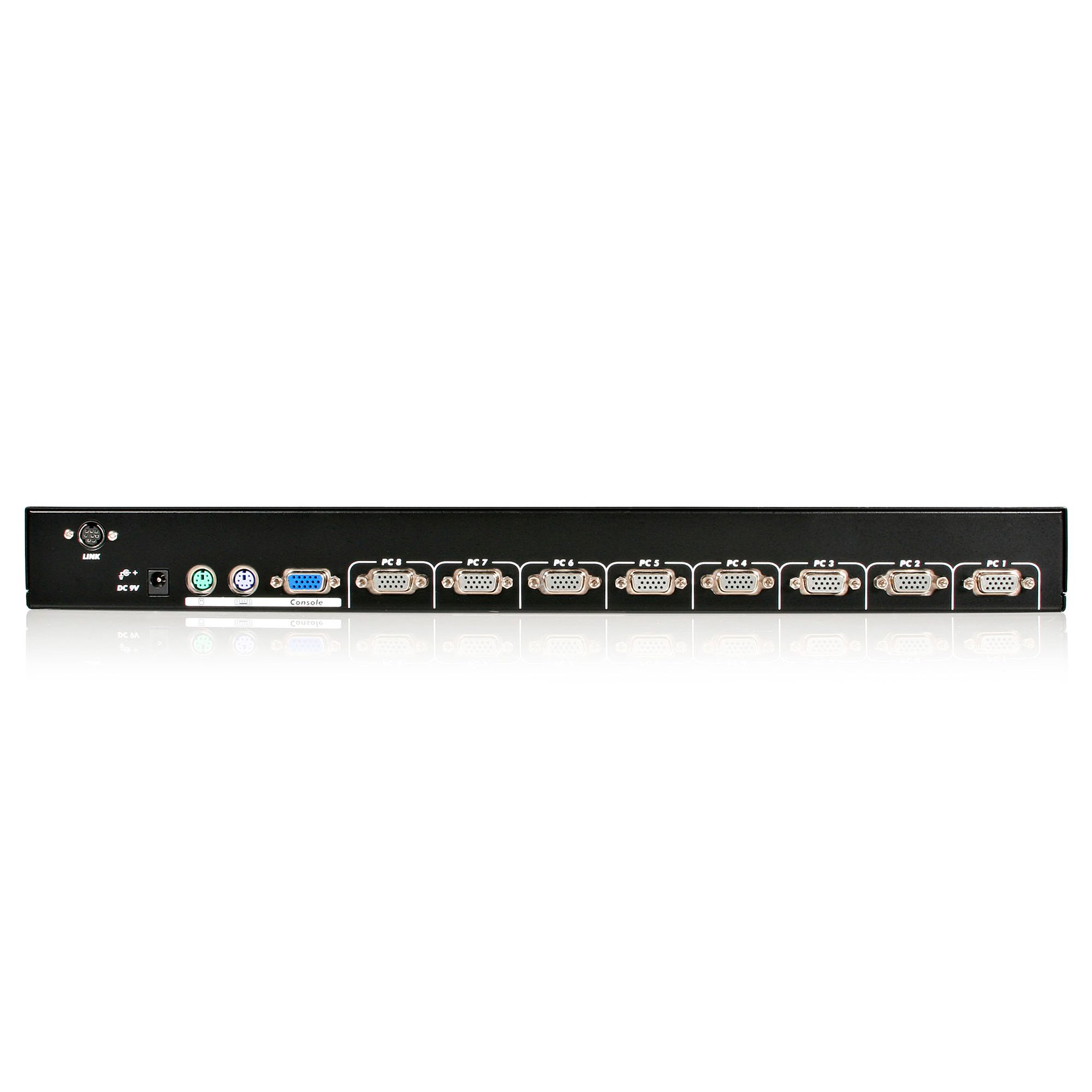 8 Port 1U Rackmount USB PS2 KVM Switch - KVM Switches