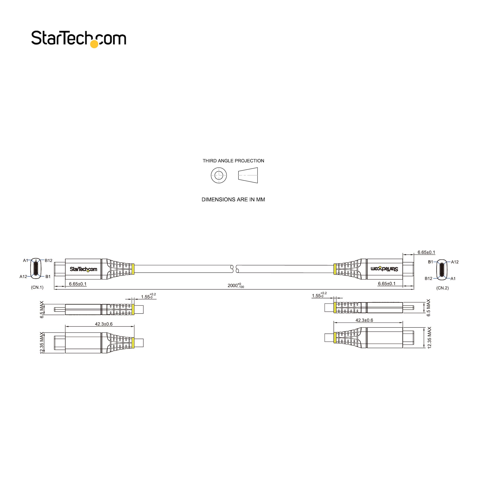6ft USB C Cable 5Gbps 100W 5A PD - USB-C Cables | Japan