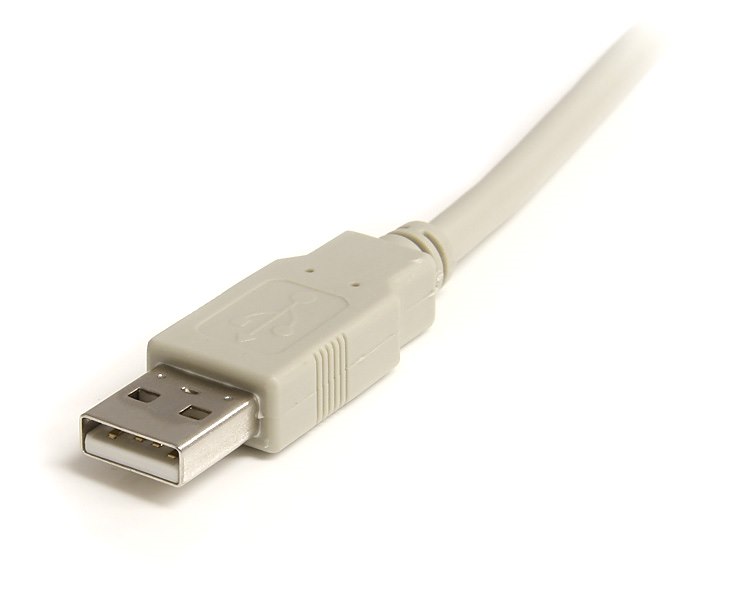 6 ft Beige A to A USB 2.0 Cable - M/M - USB 2.0 Cables | Europe