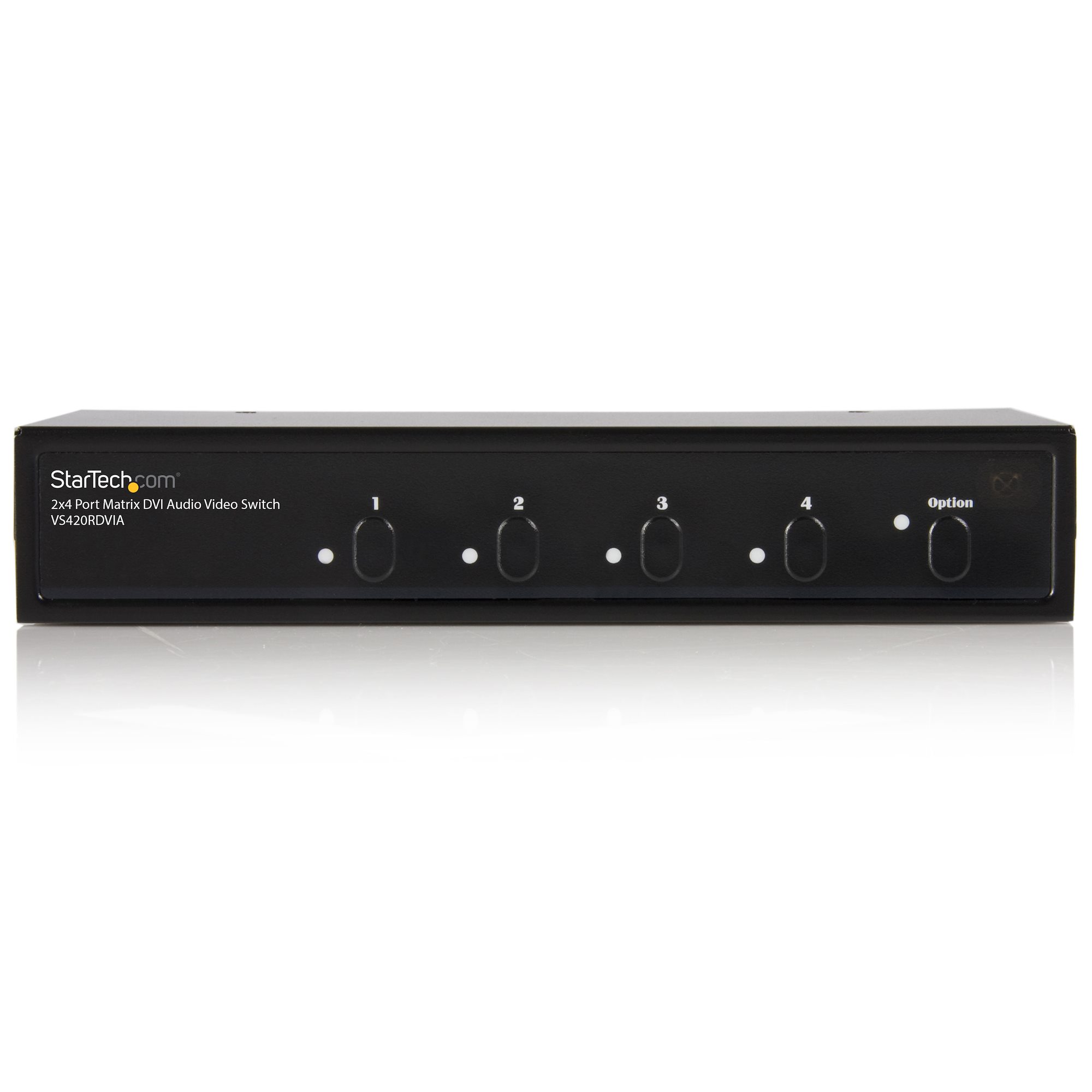 2x4 Port Matrix DVI Audio Video Switch - Video Switchers