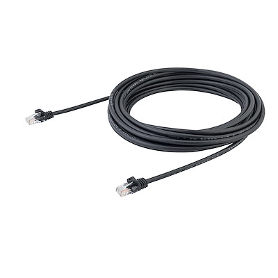 7m Black Snagless Cat5e Patch Cable (45PAT7MBK) - Cat 5e Cables | Ireland