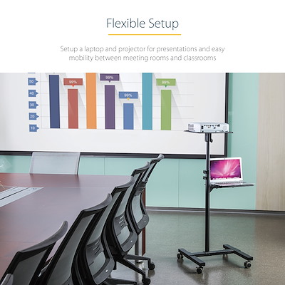 Mobile Projector and Laptop Stand/Cart - Sit-Stand Workstations ...
