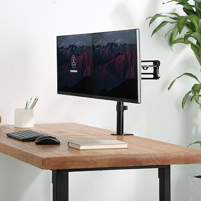Desk Mount Dual Monitor Arm Articulating - Monitor Mounts | Switzerland