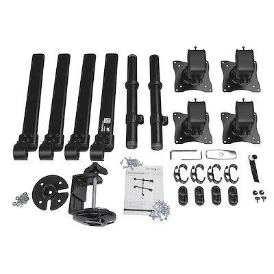 Desk Mount Quad Monitor Arm VESA 27 inch - Monitor Mounts | Netherlands