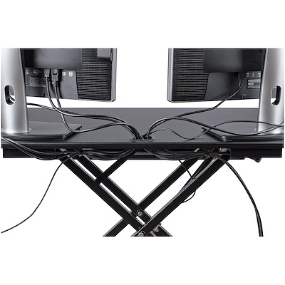 Corner Sit Stand Desk Converter 35x21in - Sit-Stand Workstations ...