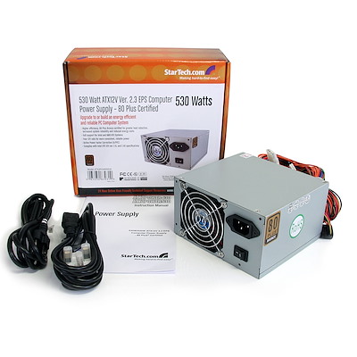 530W ATX12 80 Plus Computer Power Supply - ATX Power Supplies | Canada