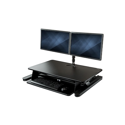 Sit-Stand Desk Converter - With Dual Arm - Sit-Stand Workstations ...
