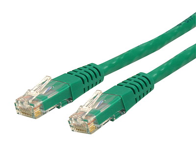 15m Cat 6 Green Molded Cat6 Patch Cable (C6PAT15MGN) - Cat 6 Cables ...