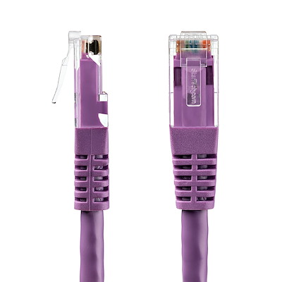 20ft CAT6 Ethernet Cable Purple Cat6 PoE (C6PATCH20PL) - Cat 6 Cables ...