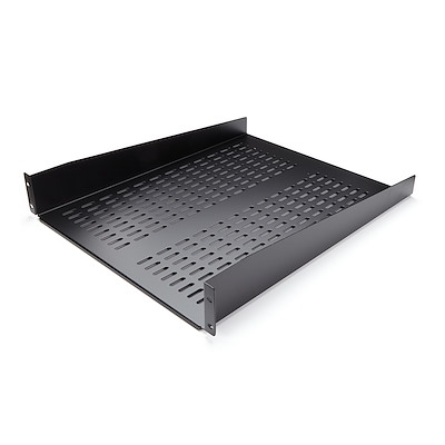 2U 22' Vented Fixed Rack Mount Shelf - Rack Shelves | Server Rack ...
