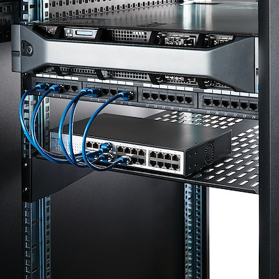 2U 22' Vented Fixed Rack Mount Shelf - Rack Shelves | Server Rack ...