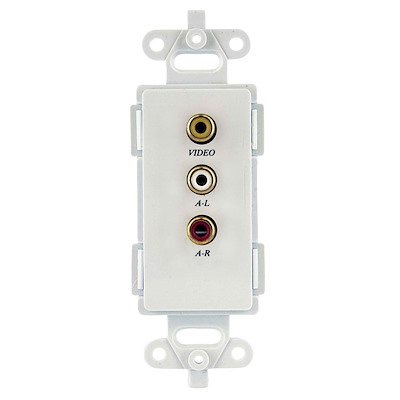 Composite Wall Plate Cat5 Video Extender - Legacy Audio-Video Extenders