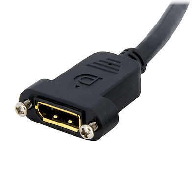 3ft Panel Mount DisplayPort Cable M/F - DisplayPort Cables & Adapter ...