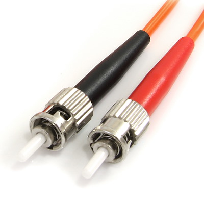 15m Multimode Fiber Patch Cable ST - ST - Fiber Optic Cables & Adapters ...