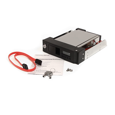 5.25 Mobile Rack for 3.5 HDD w/Fan & LCD - Hard Drive Racks - HDD ...