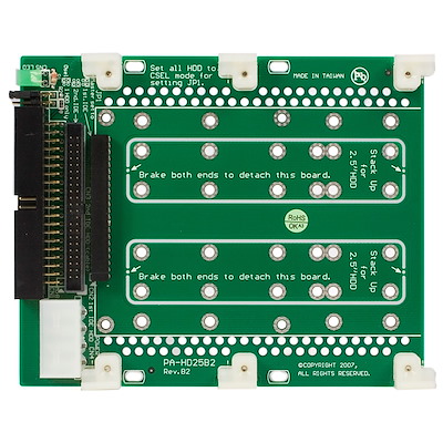 Dual 2.5 to 3.5 IDE Hard Drive Adapter - Drive Mounting Brackets ...