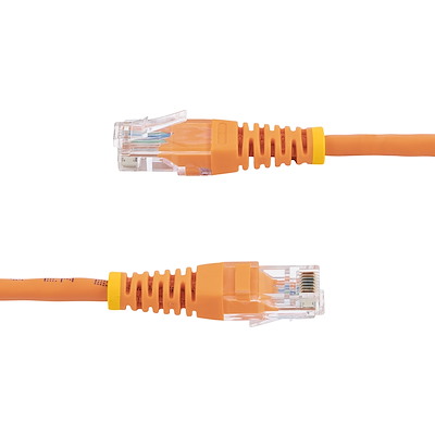 6ft Orange Molded Cat5e UTP Patch Cable (M45PATCH6OR) - Cat 5e Cables ...